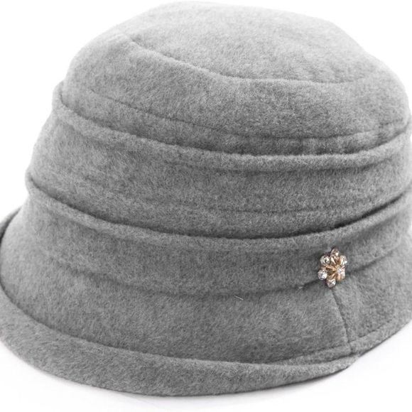 Accessories | Grey Cloche Hat By Siggi | Poshmark